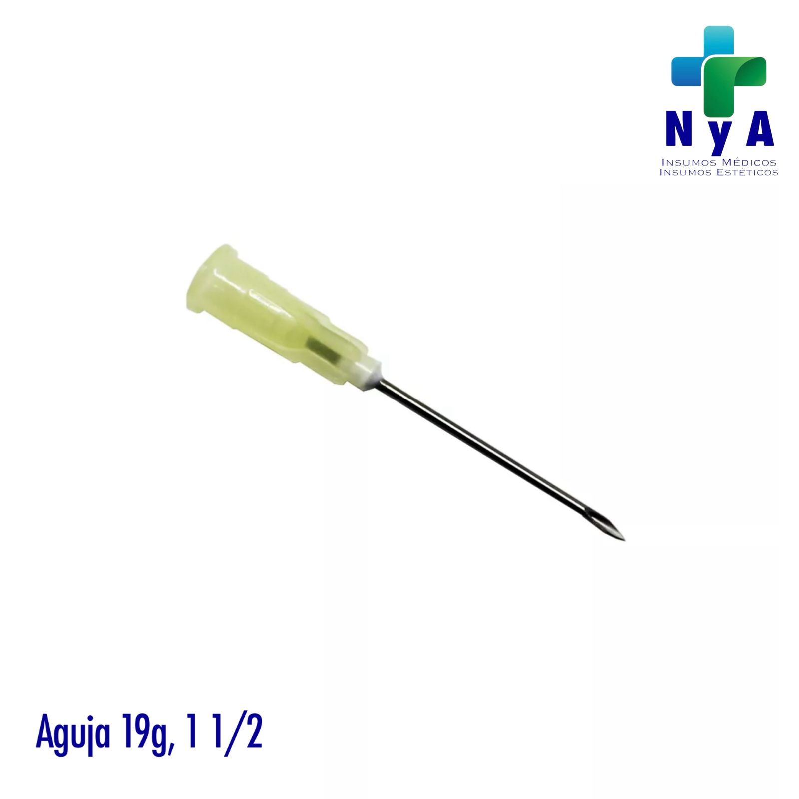 Aguja 19g, 3,8 cm 10un. - insumos médicos N y A
